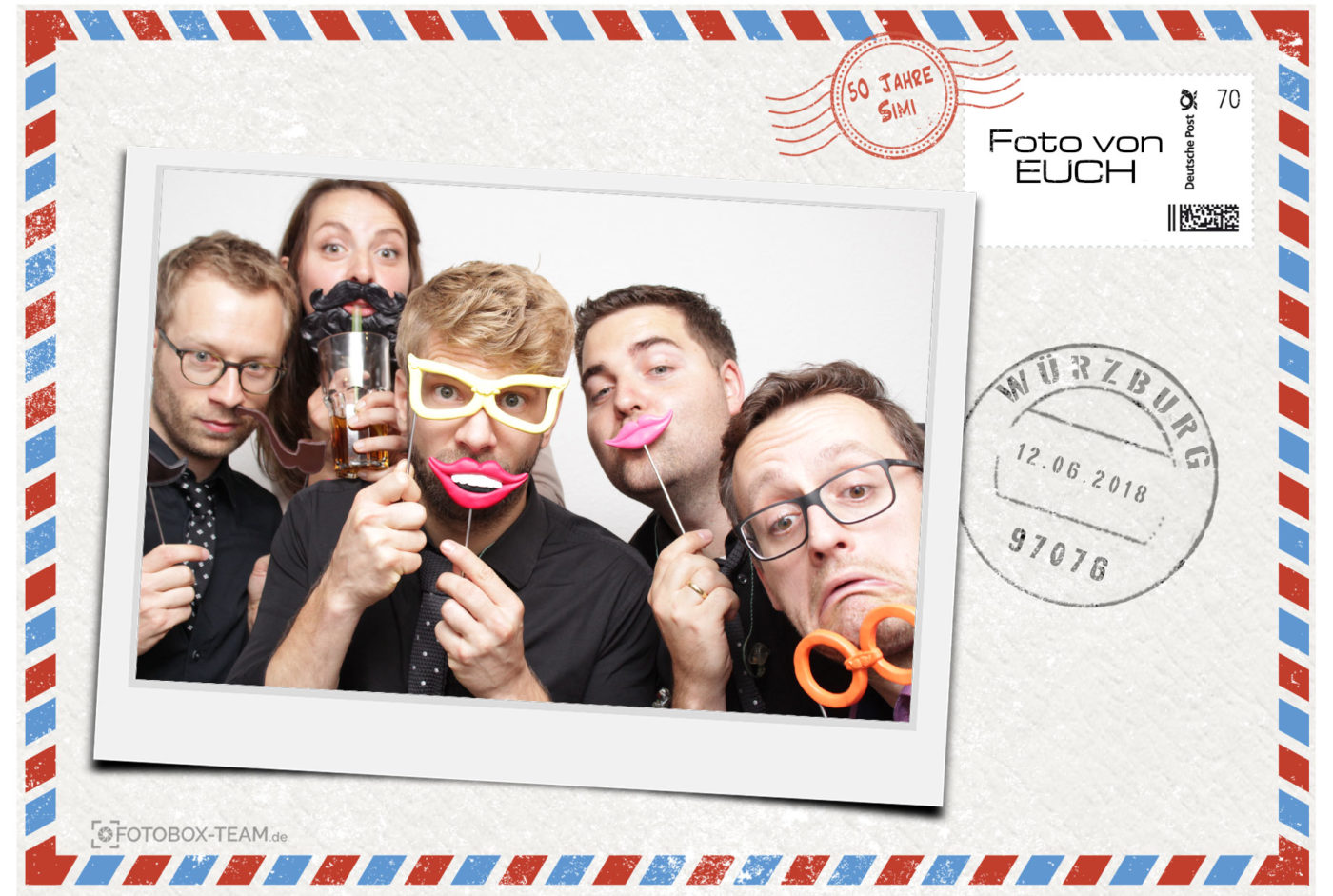 Fotobox Druck-Layout Vorlagen: 1er, 2er, 3er, 4er oder klassiche Streifen