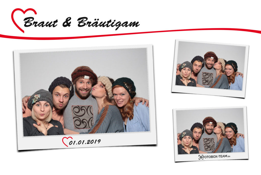 Fotobox Druck-Layout Vorlagen: 1er, 2er, 3er, 4er oder klassiche Streifen